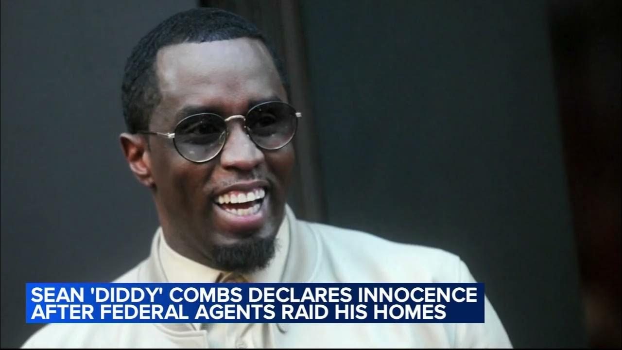 Sean Combs declares innocence after federal agents raid his homes - YouTube