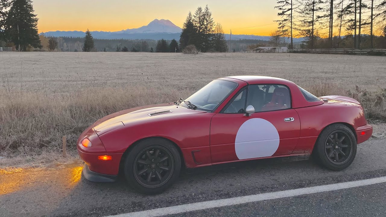 Early Morning Touge Run | 1.8 VVT Swapped Miata NA - YouTube