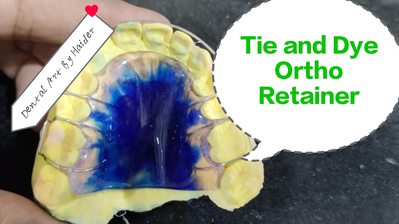Try to Make Tie Dye Retainer By Haider || Hawley Retainer|| Removable ...