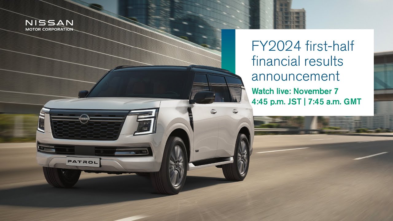 Live: Nissan FY2024 first-half financial results announcement - YouTube