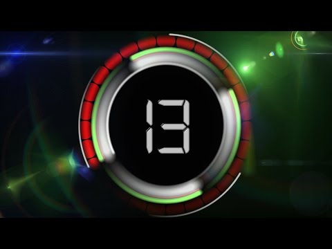 60 Seconds Countdown Timer ( v 455 ) NEWS THEME - HUD with sound effects HD 4k