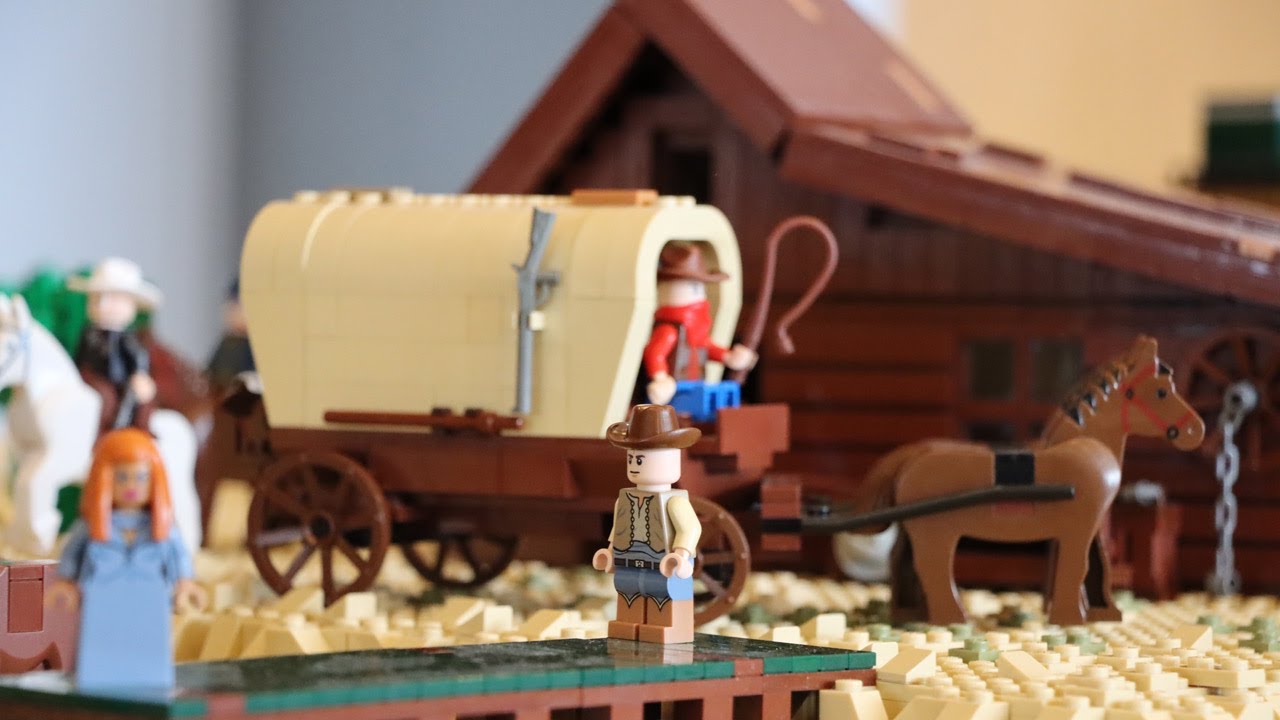 Der LEGO Wilde Westen: Layout von Nils auf der Zusammengebaut 2022 ...