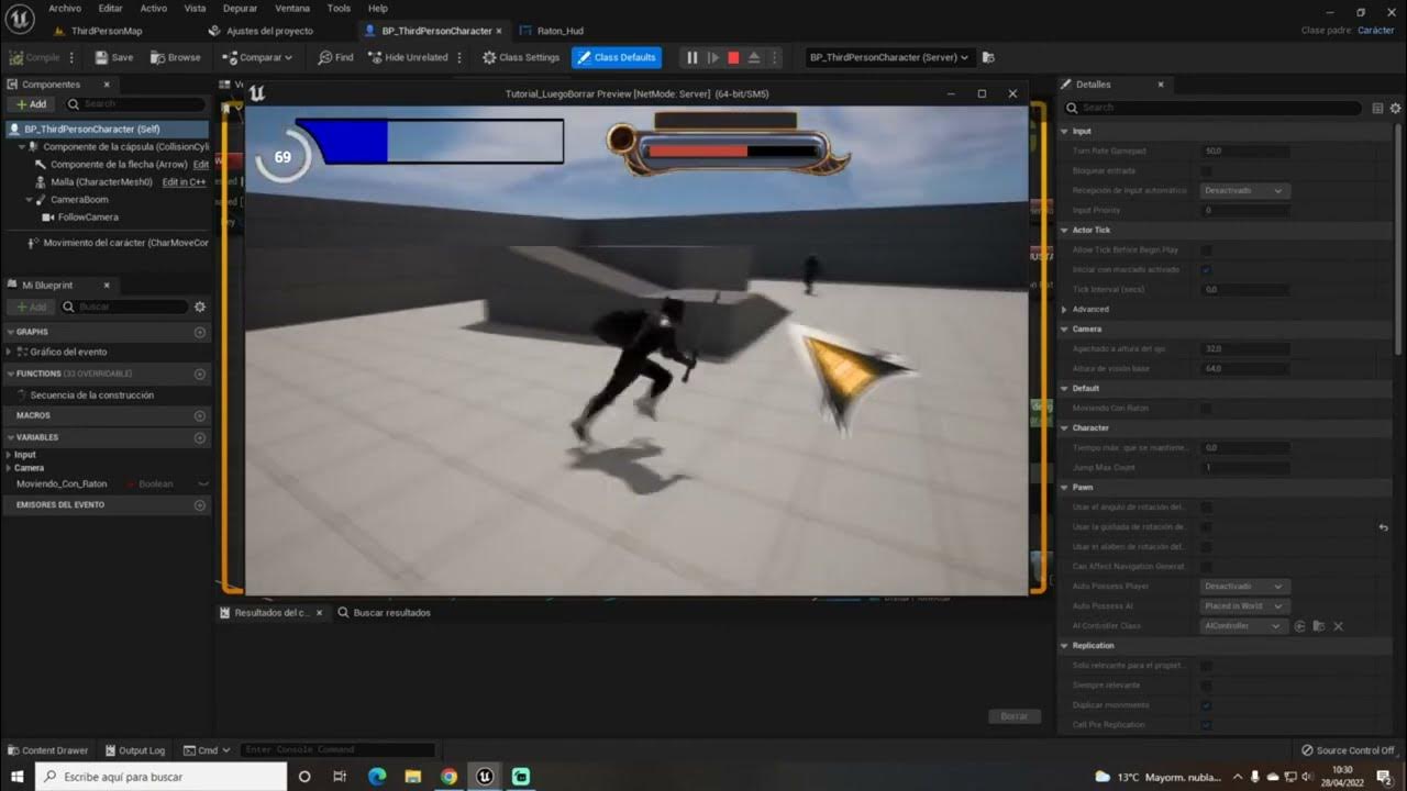 Cómo cambiar el icono de ratón/cursor - Unreal Engine 5 - YouTube