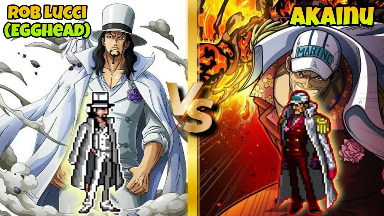 Jump Force MUGEN - Rob Lucci (Egghead) vs Akainu - YouTube
