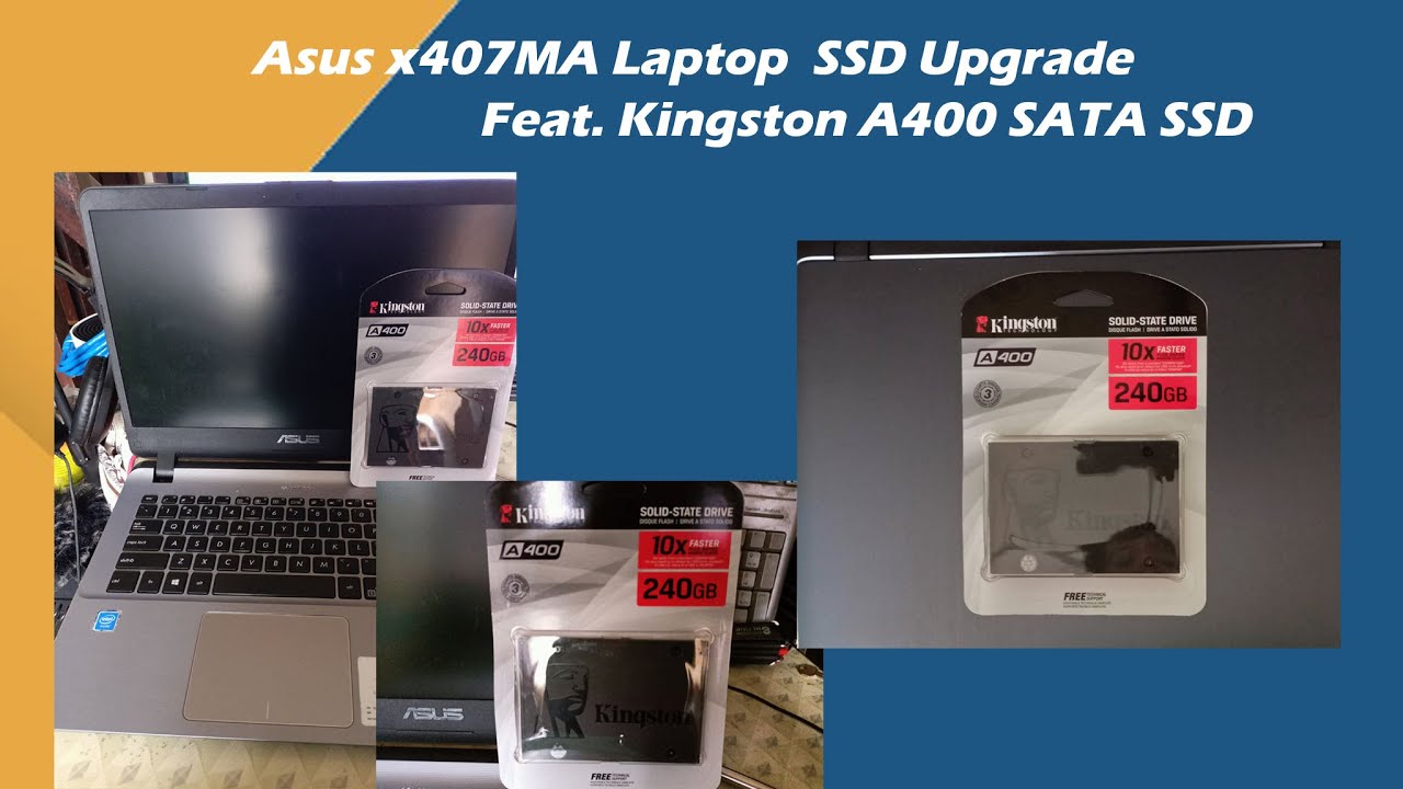 Asus X407MA SSD Upgrade - YouTube