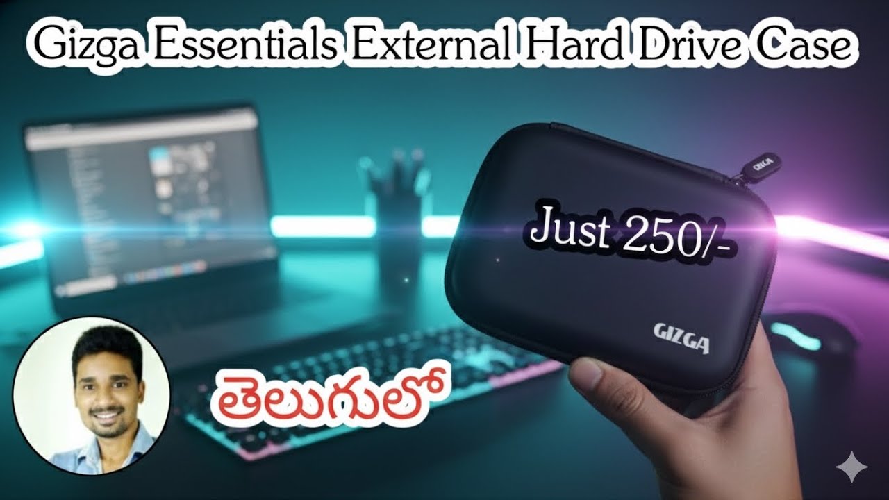 Gizga Essentials External Hard Drive Case for 2 5 Inch Hard Drives in ...