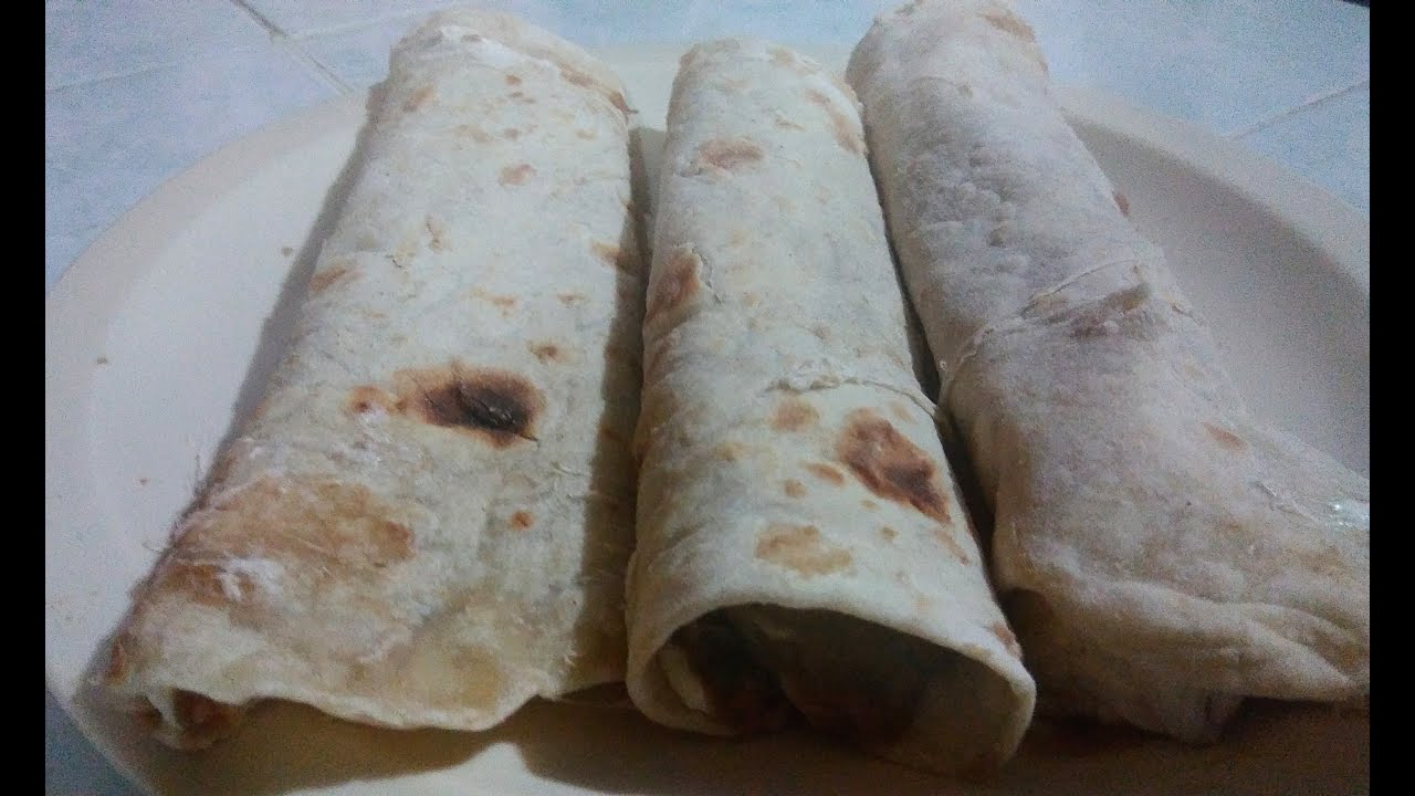 Burritos de frijol con queso - YouTube