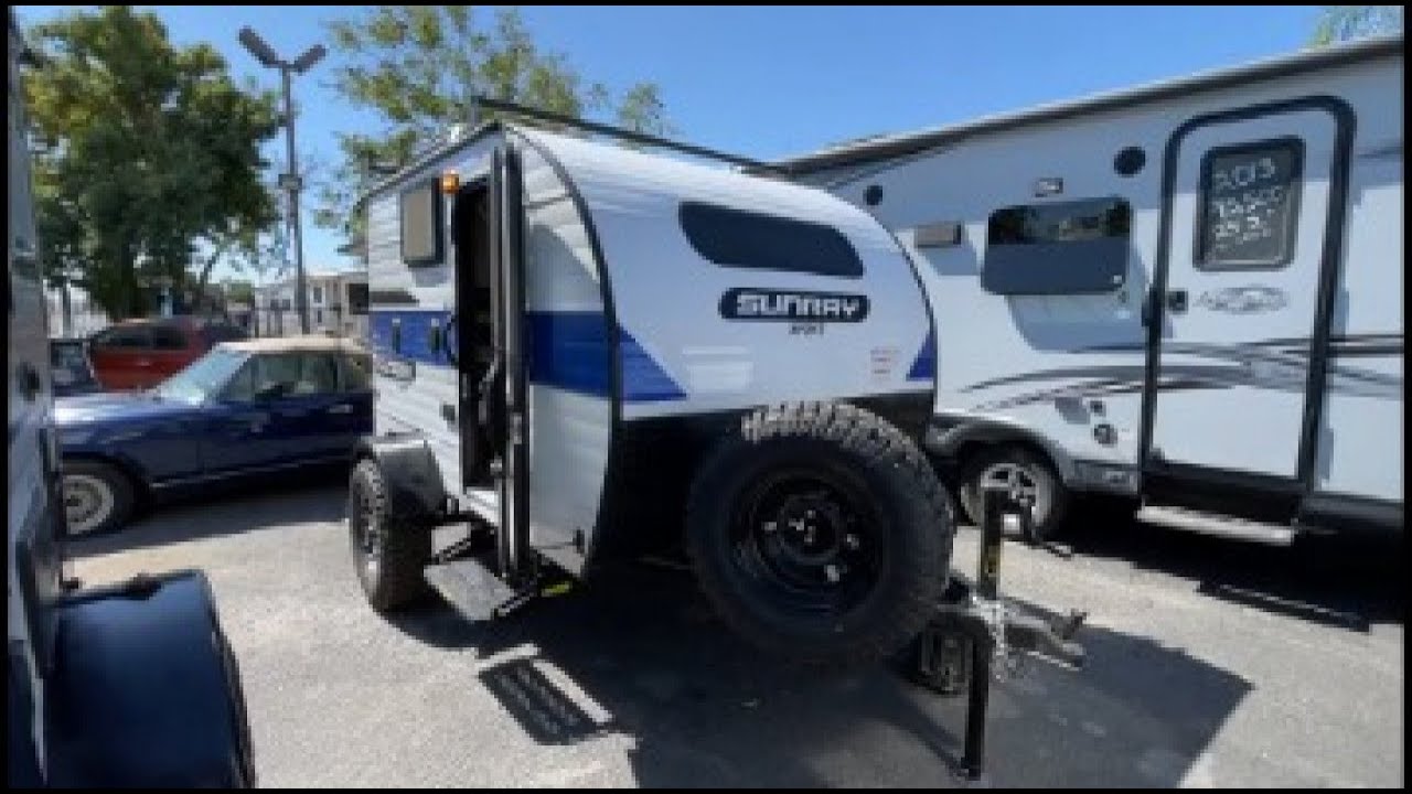 2023 Sunset Park RV SunRay 109 Sport White/Blue - YouTube