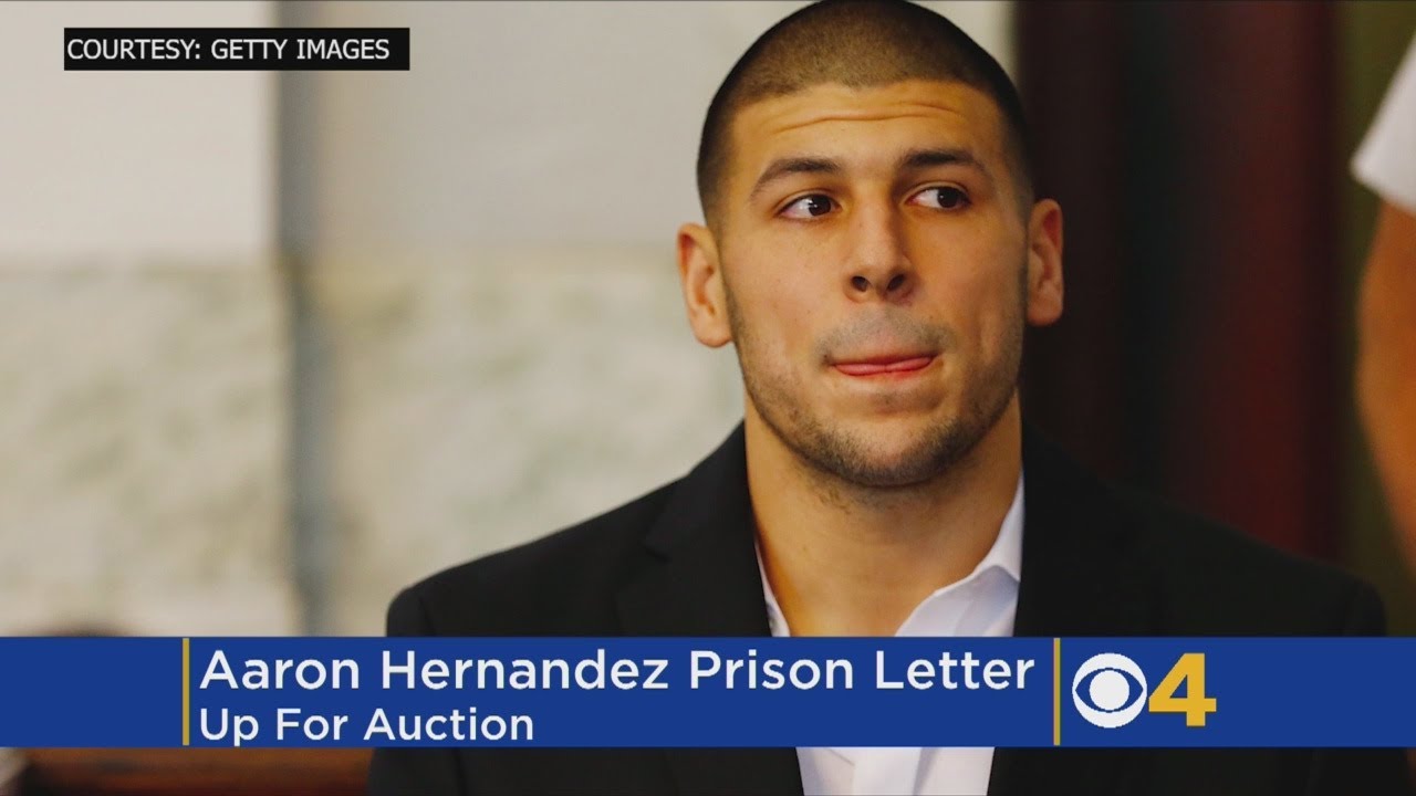 Aaron Hernandez Prison Letter Up For Auction - YouTube