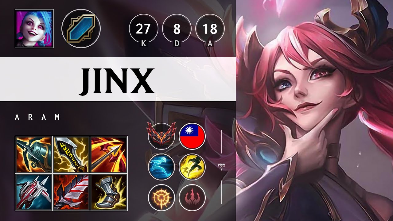 Jinx ARAM: ULTRA CARRY - TW Grandmaster Patch 14.17 - YouTube