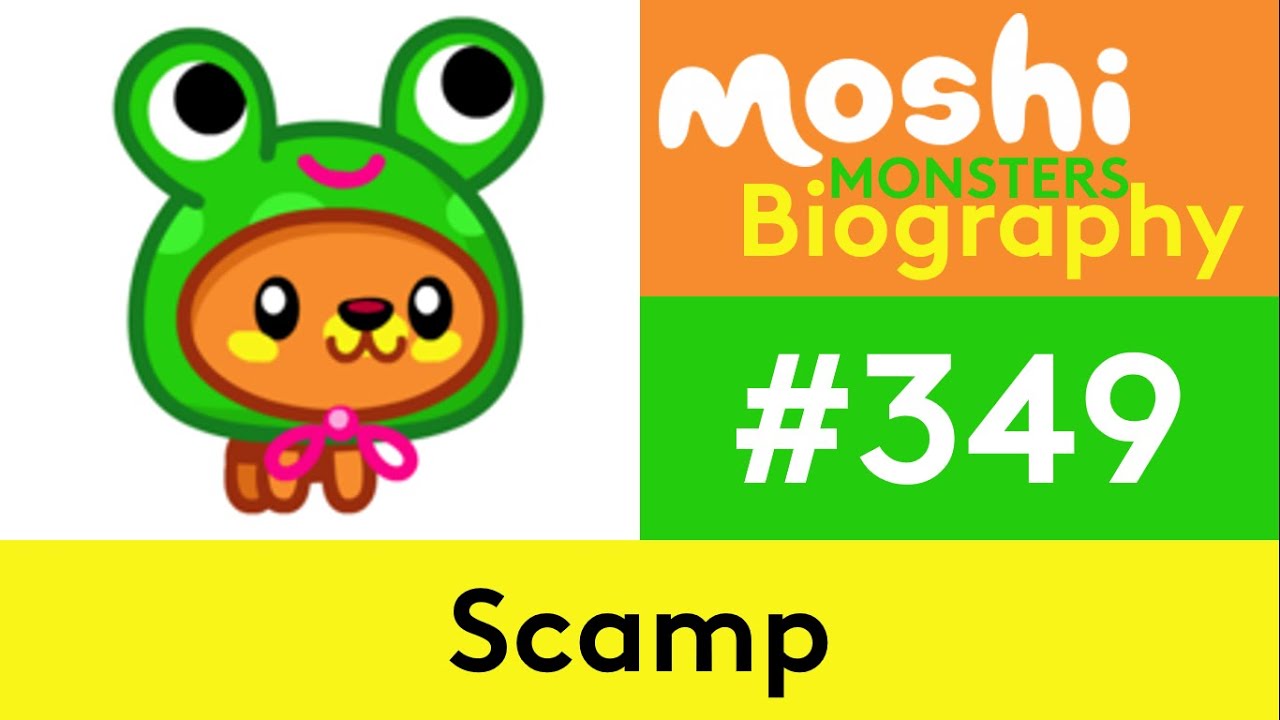Moshi Monsters Biography #349 - Scamp - YouTube