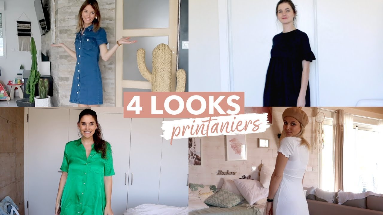 LES COPINES : 4 robes, 4 looks printaniers - YouTube