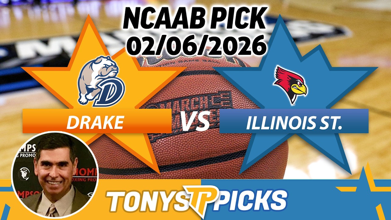 Drake vs Illinois St Pick 2/6/26 NCAAB Pick Prediction - YouTube