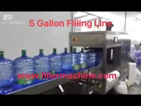 5 Gallon Filling Line - YouTube