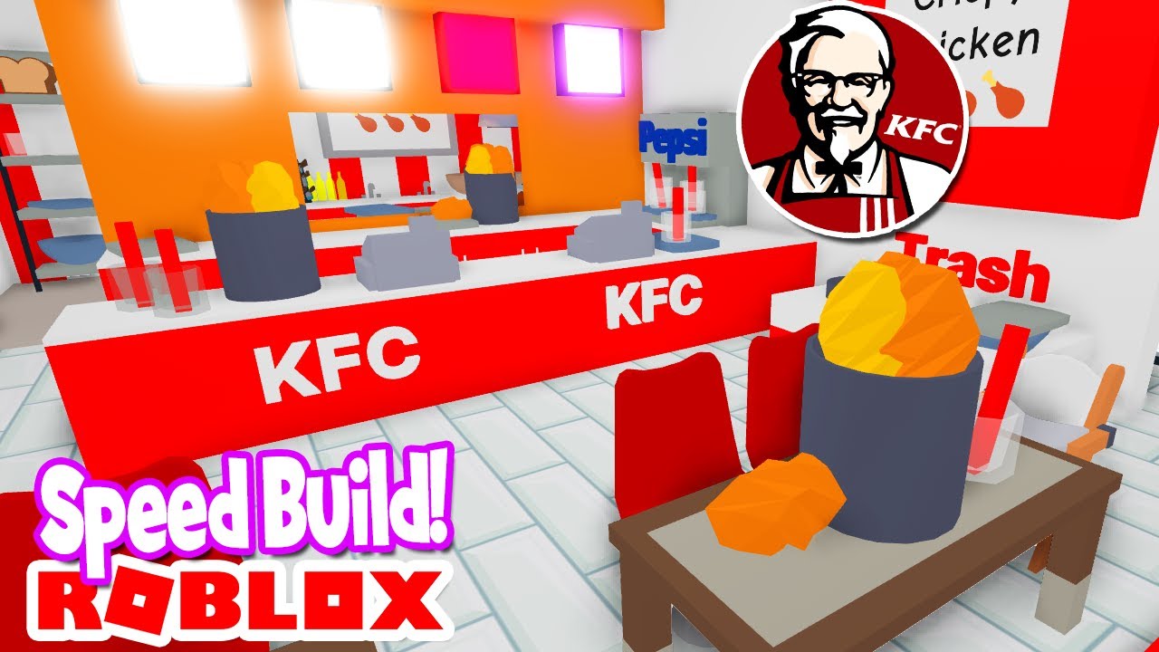 *KFC RESTAURANT* Speed Build 🍗 ADOPT ME ROBLOX STORE - YouTube