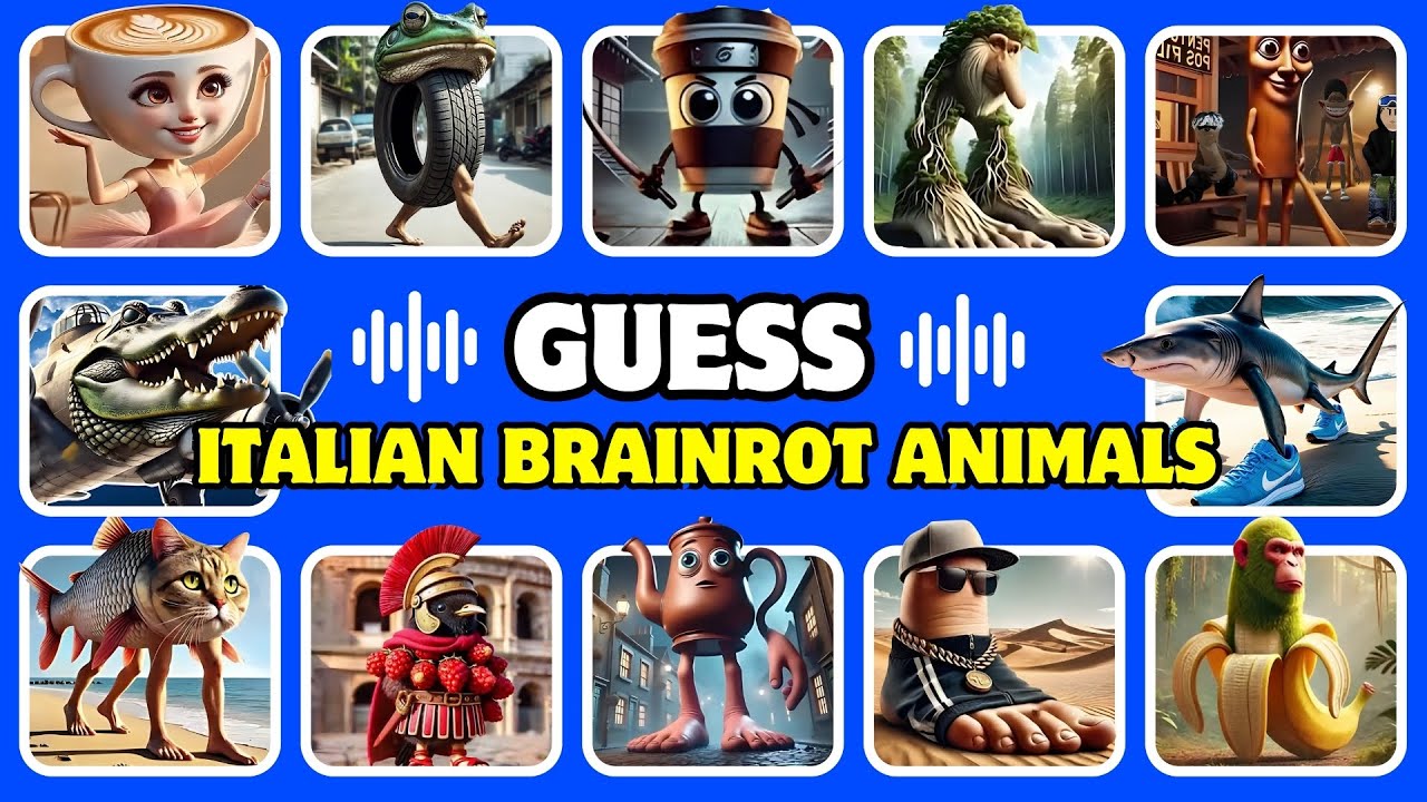 ITALIAN BRAINROT Animals Voice Quiz - YouTube
