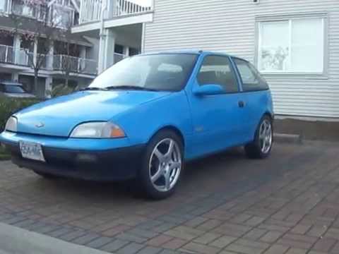 1991 Chevrolet Sprint / Geo Metro 16" wheels - YouTube