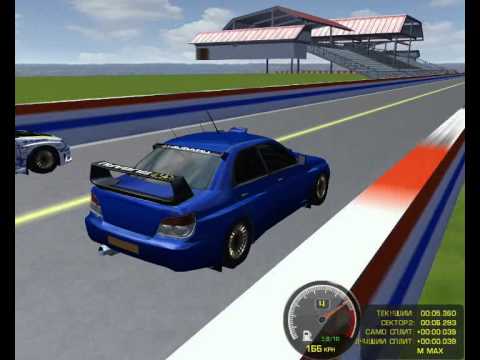 Drag racing rFactor - YouTube
