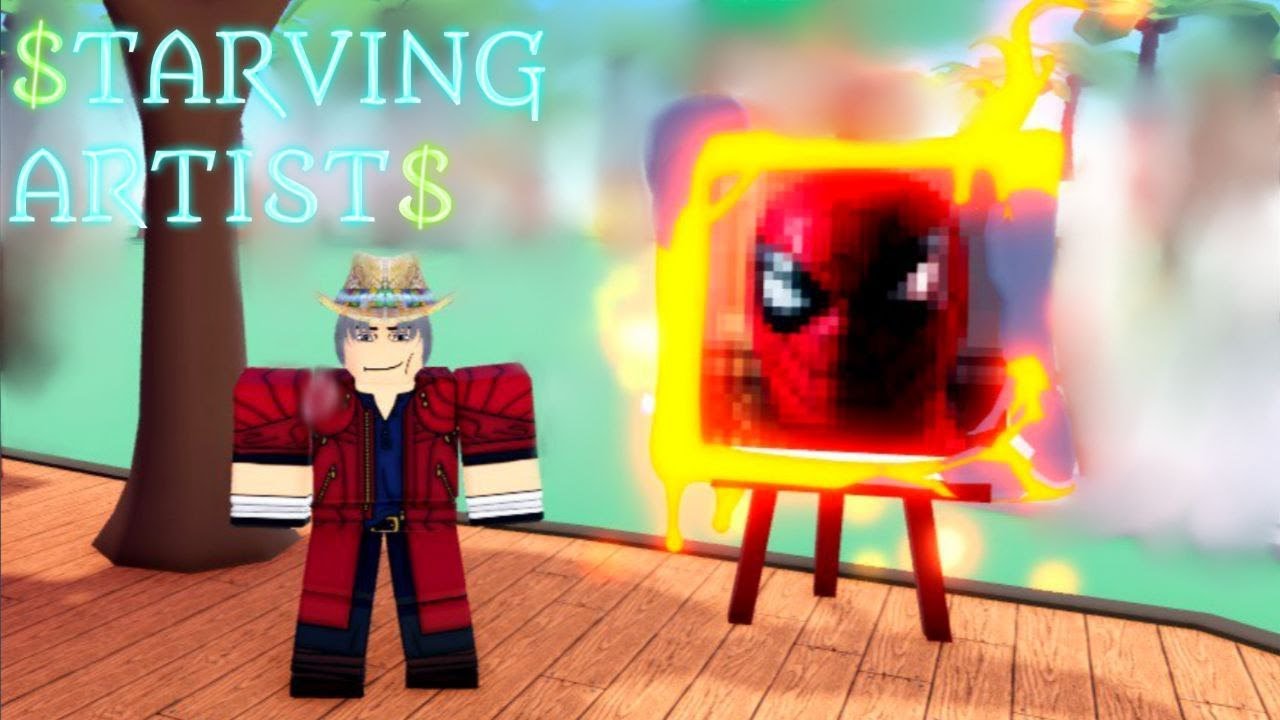ПОКАЗЫВАЮ СВОИ АРТЫ И РИСУЮ НОВЫЙ // STARVING ARTISTS // ROBLOX - YouTube