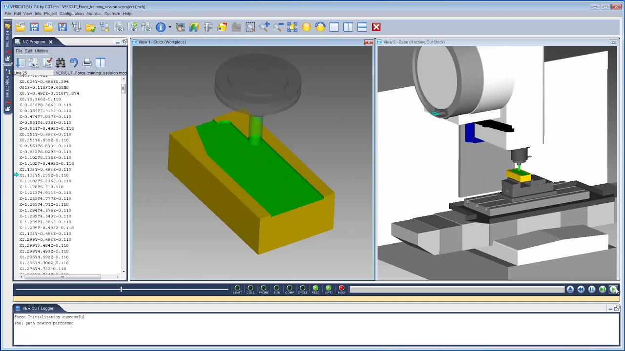VERICUT's Force Optimization Module - YouTube