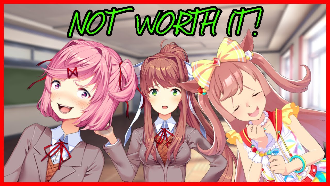 Natsuki bankrupts The Literature Club. (DDLC Mod Video) - YouTube