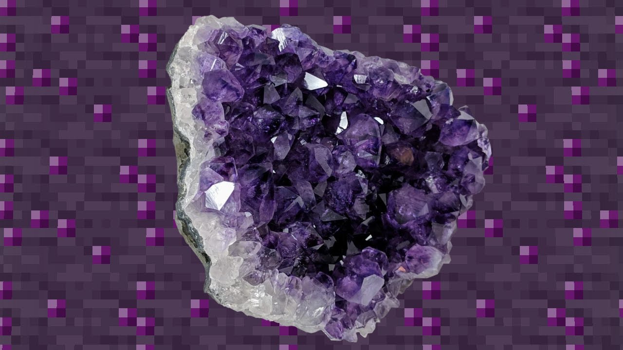 Minecraft Amethyst & Purple Quartz - YouTube