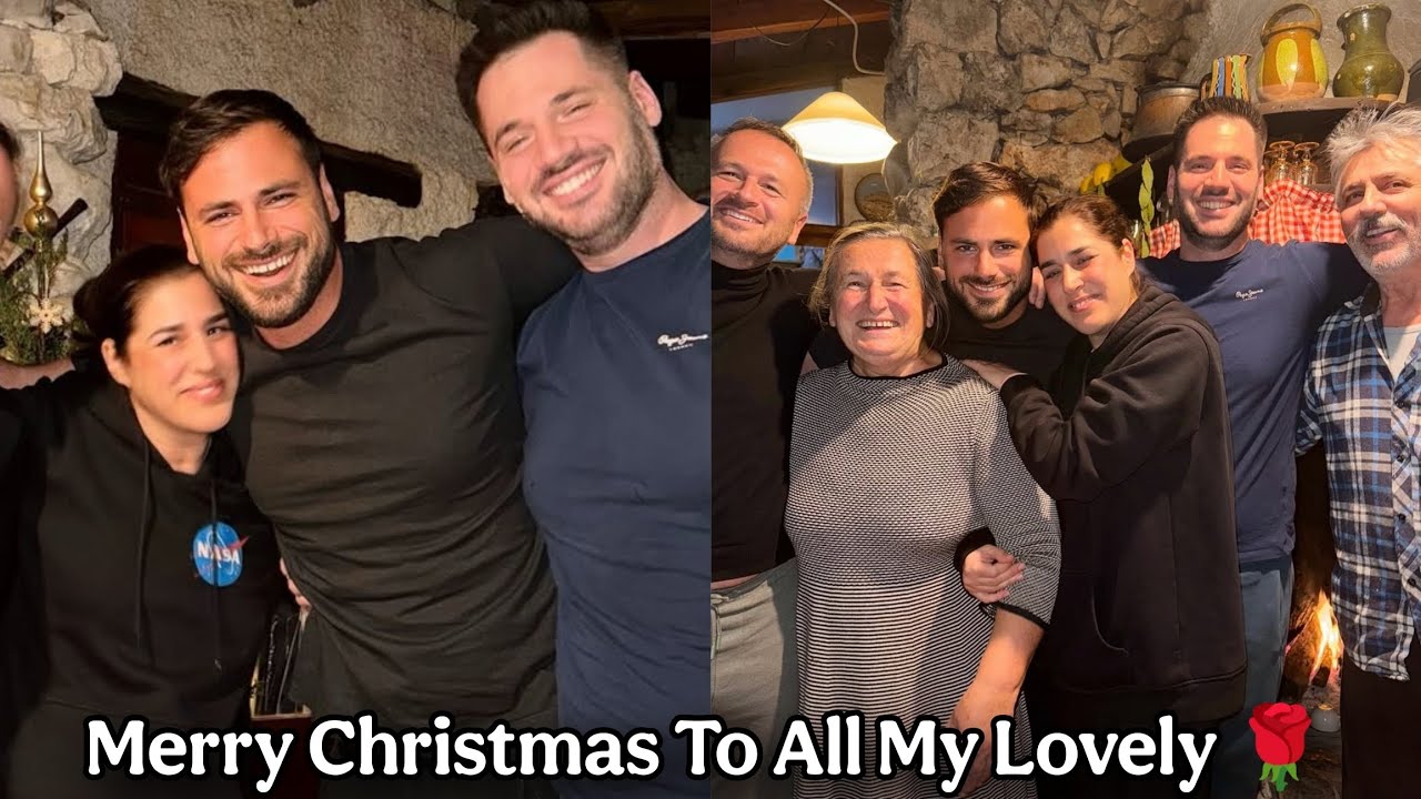 Stjepan Hauser Celebrating Merry Christmas With All Family Members 2024 ...