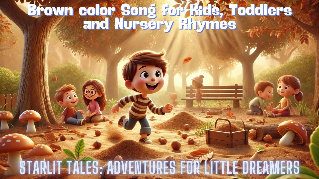 Joyful Chocolate Brown Color Song for Kids Toddlers and Nursery Rhymes ...