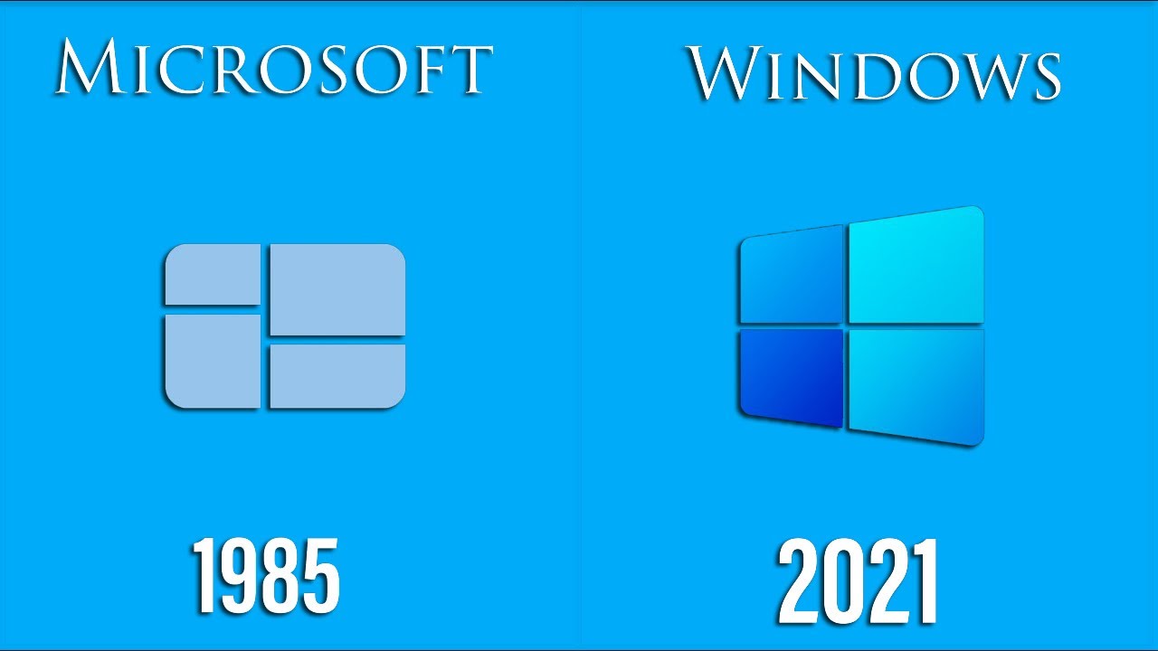 Evolution Of Windows Operating System 1985 -2021 - YouTube