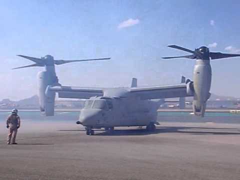 U.S. Marine Corp V-22 Osprey at Tucson - YouTube