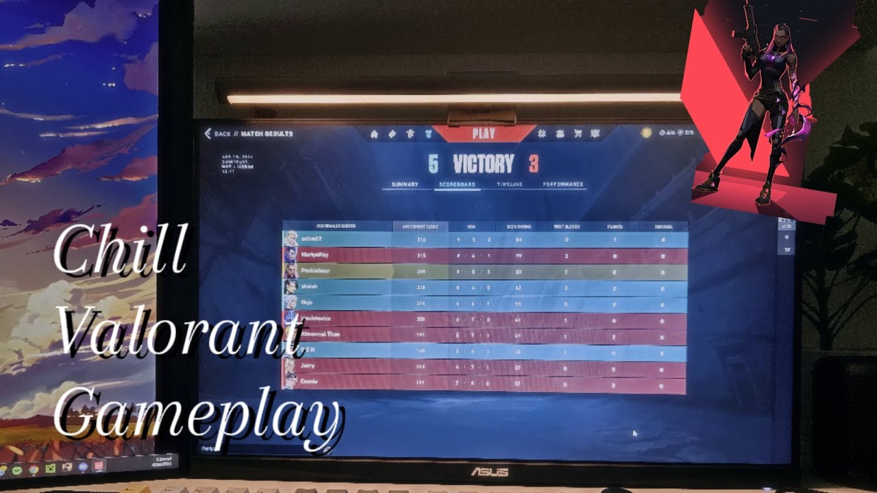 Valorant POV | 270hz | Chill gameplay to make you fall asleep ...