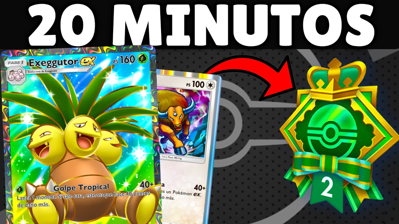 Exeggutor ex GANA SOLO el nuevo emblema de Pokemon TCG Pocket - YouTube