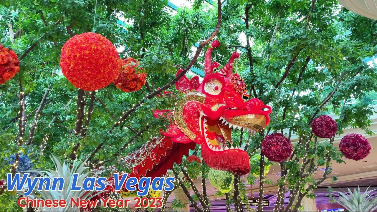 Wynn Las Vegas Chinese New Year Display - Year of the Rabbit || Las ...