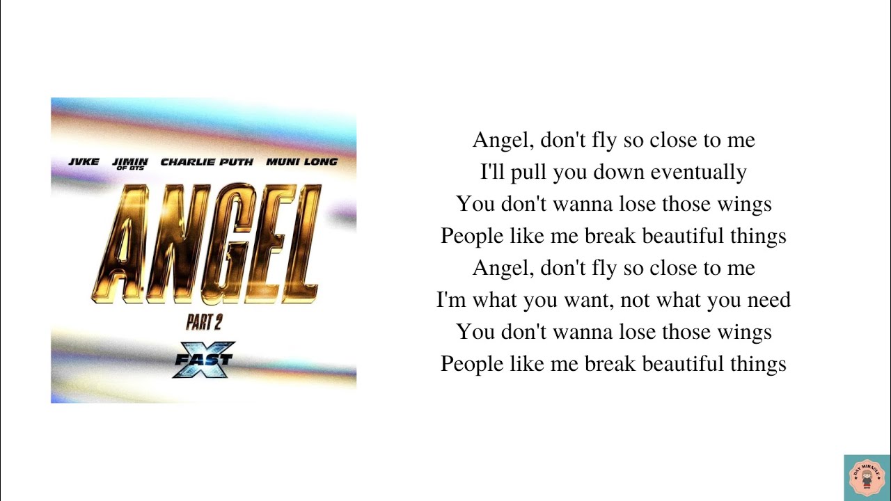 JIMIN 'ANGEL Pt.2' lyrics - YouTube