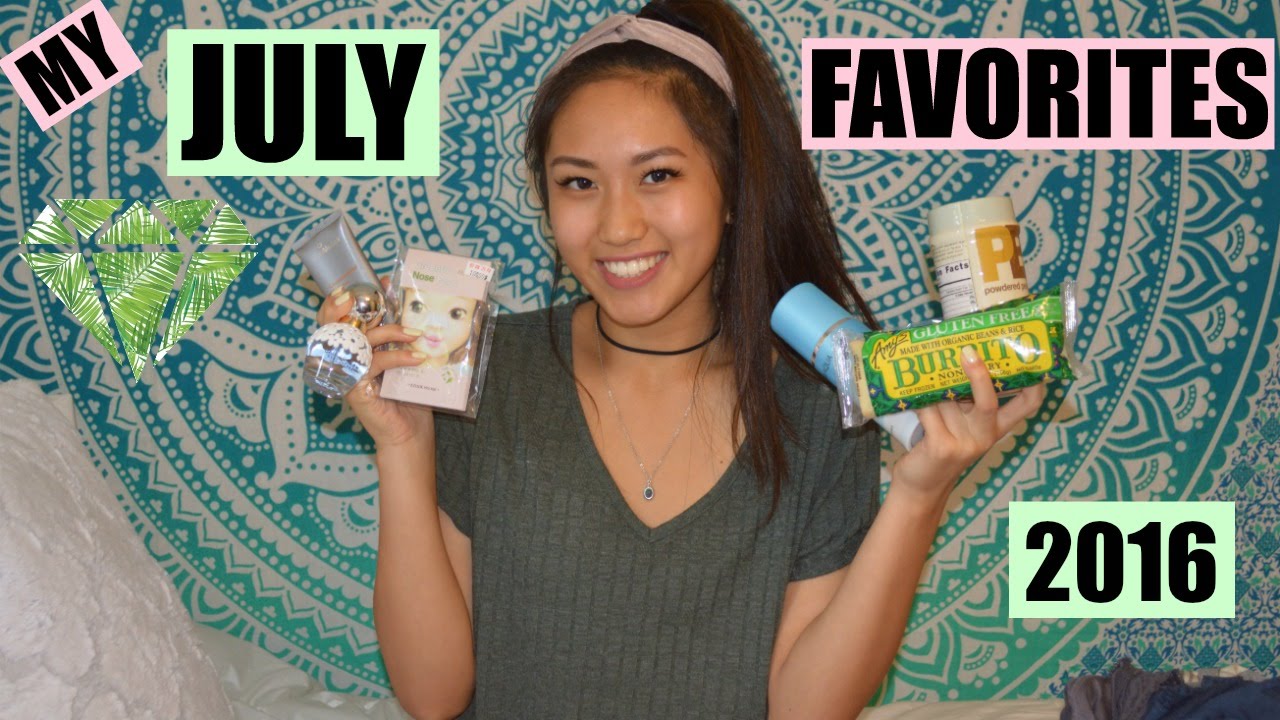July Favorites 2016!!!! | Grace Chang - YouTube