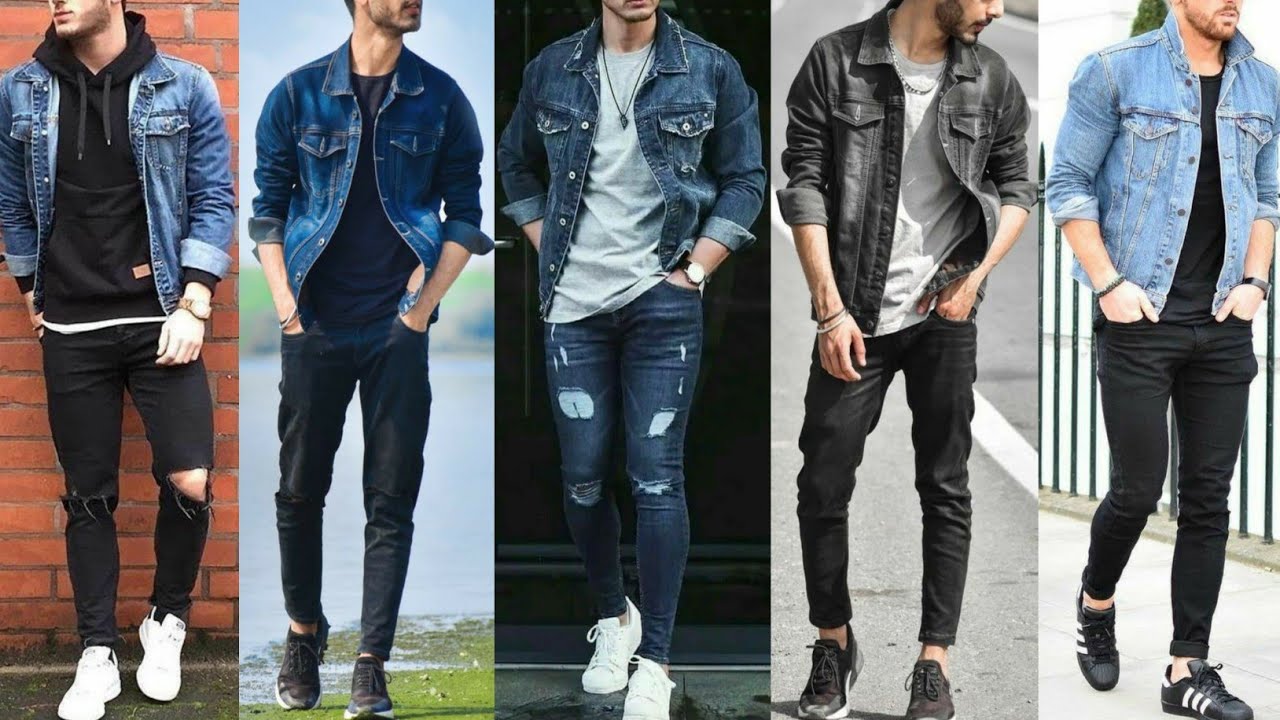 Best Stylish Denim Jacket For Men's Outfits Ideas | How To Style In ...