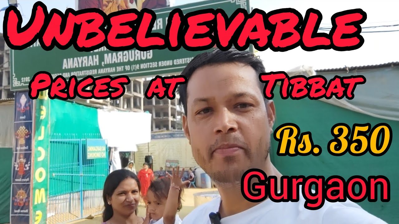 Tibbat Market Gurgaon Vlog | Winter Shopping with My Wife & Little ...