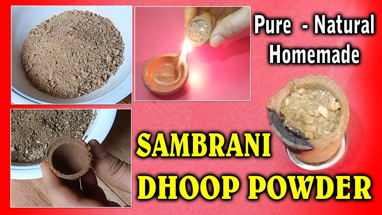PURE HOMEMADE SAMBRANI DHOOP POWDER | How to make Sambrani Dhoop Powder ...