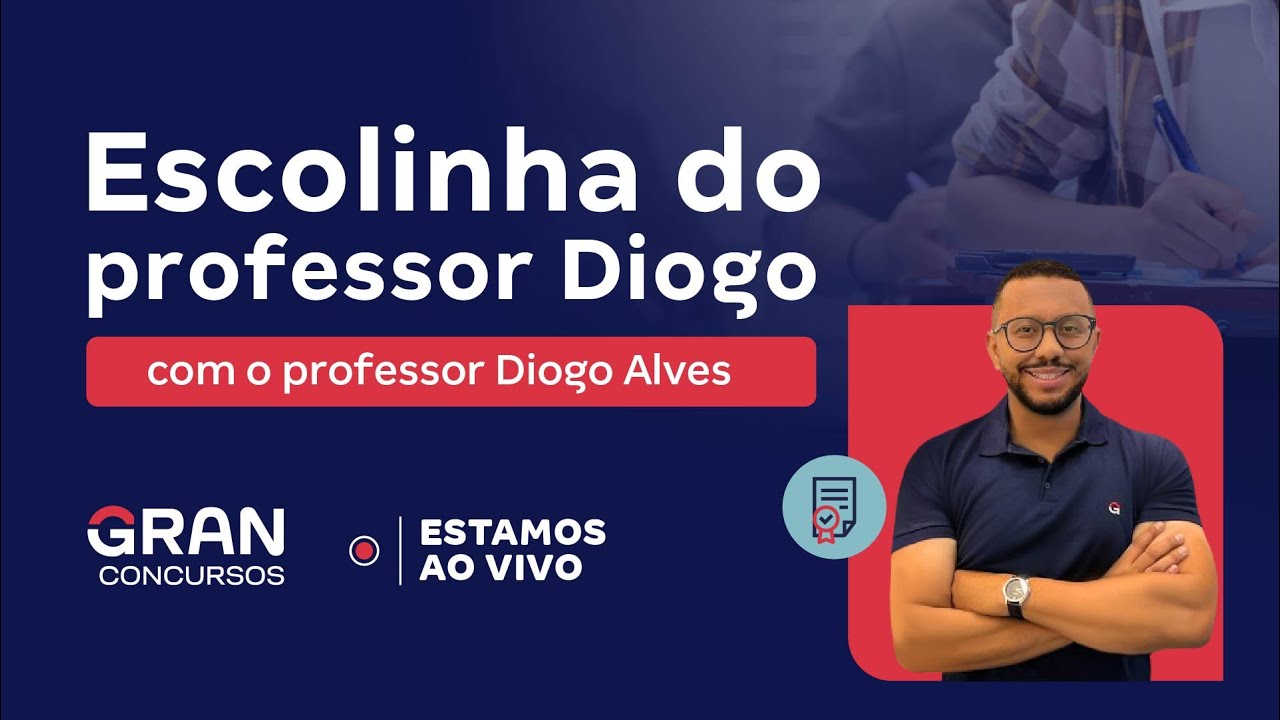 Escolinha do Professor Diogo Alves - YouTube