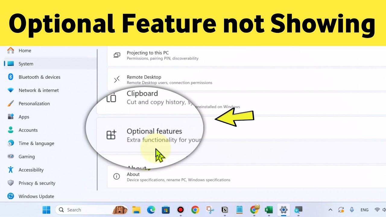 Windows 11 apps optional features not showing | Laptop me optional ...