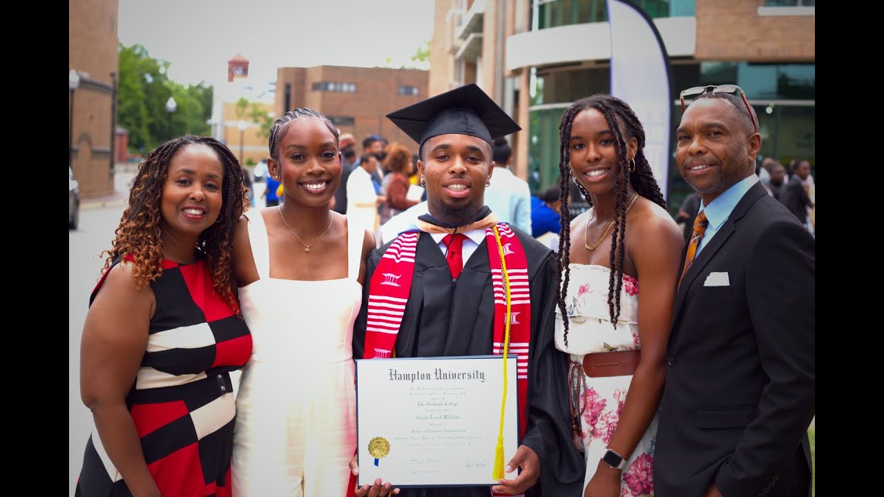 Hampton University 2024 GRADUATION -ISAIAH T WILLIAMS - YouTube