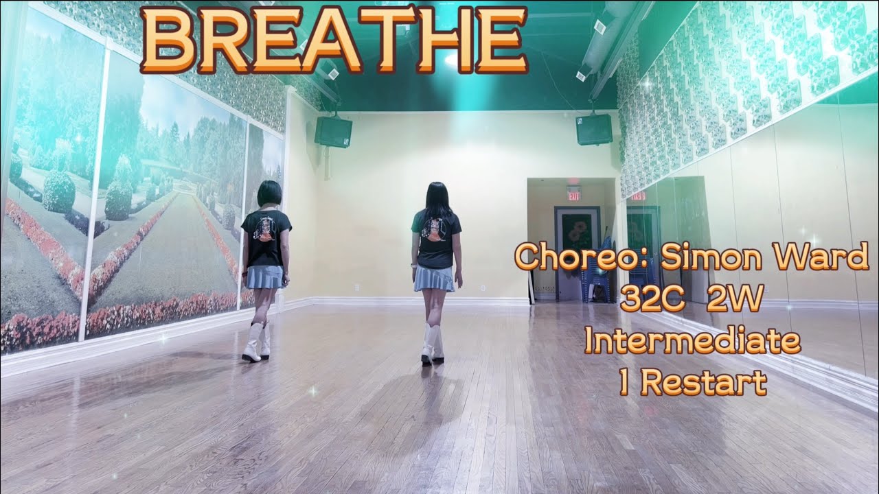 BREATHE Line Dance | Simon Ward - YouTube