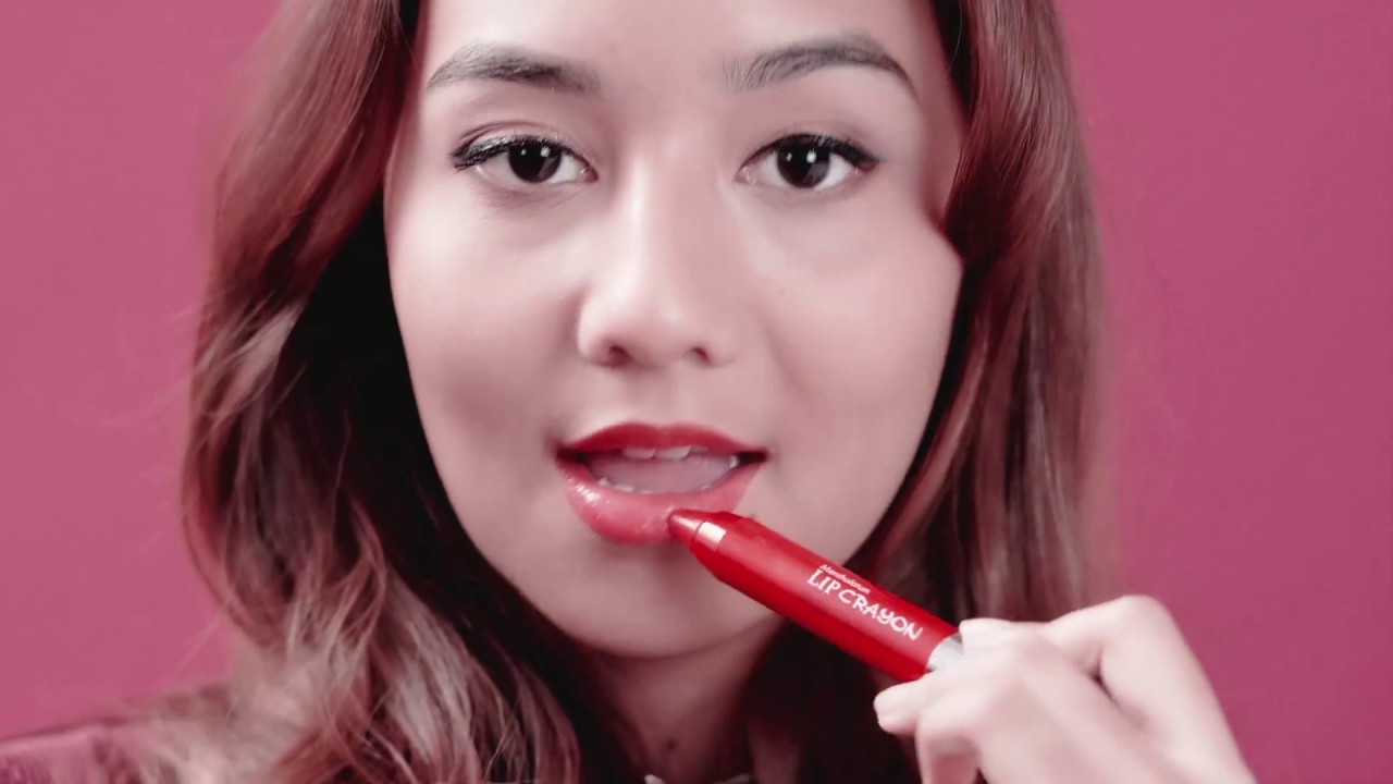 Lip Crayon 01 Charming Red - YouTube