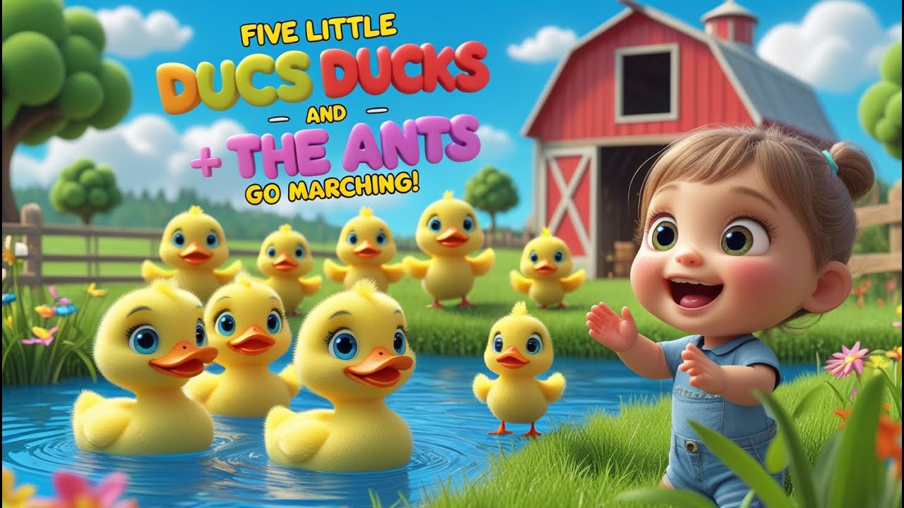 Five Little Ducks & Chicks + The Ants Go Marching | Fun Counting Songs ...