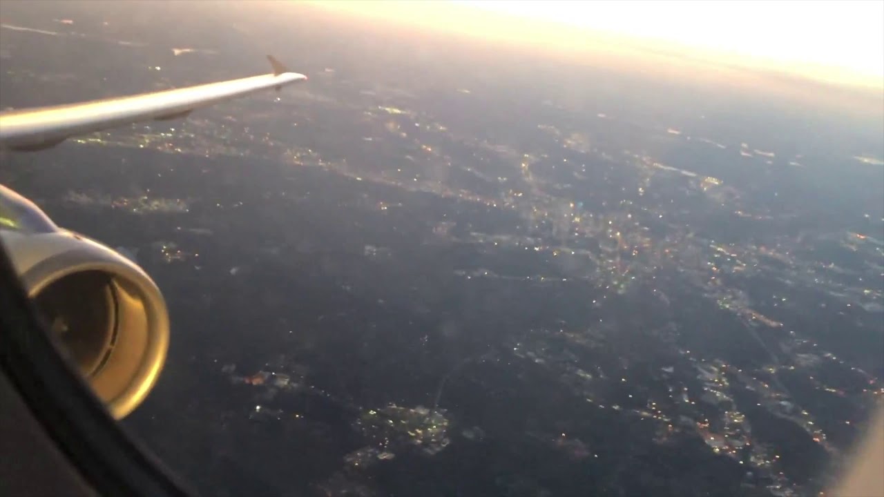 IAE V2500 BUZZ! A321 epic sunset takeoff out of charlotte - YouTube