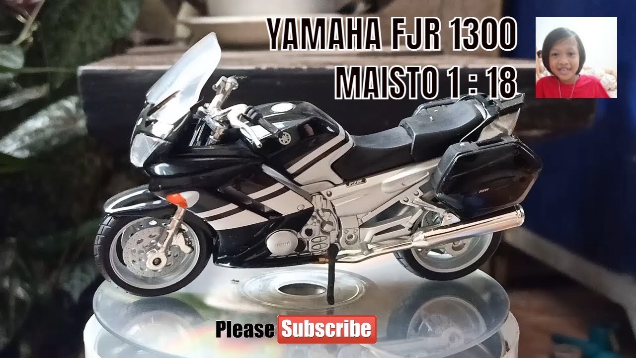 Diecast Motorcycle: Amazing Yamaha FJR 1300 By Maisto 1 : 18 Scale Toy ...