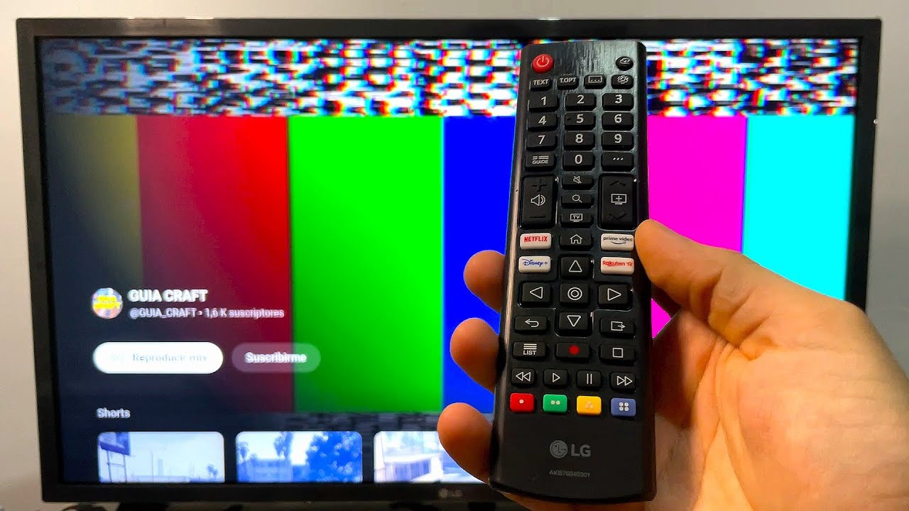 COMO SELECCIONAR O PONER CANAL HDMI TV LG 🟢 - YouTube