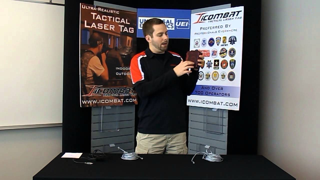 iCOMBAT Laser Tag: The irTarget - YouTube