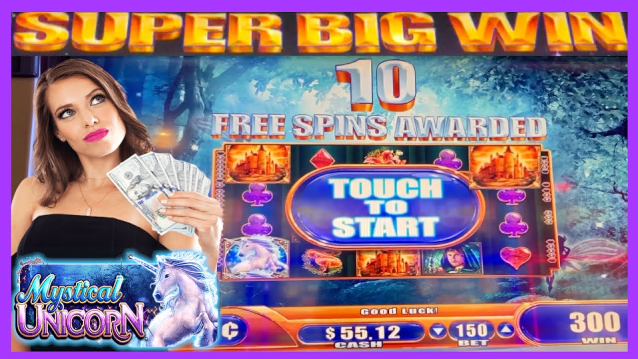 🦄**SUPER BIG WIN!🦄BIGGER BETS! MYSTICAL UNICORN SLOT MACHINE BONUS WINS ...