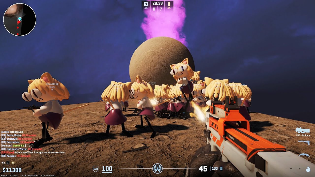 CS2 Zombie Escape ze sisyphus On GFL - Map testing - ze_sisyphus - YouTube